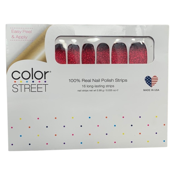 Color Street | Makeup | Bloody Gorgeous Color Street Nail Polish Strips ...